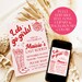 Handwritten Let's Go Girls Bachelorette Party Invitation Template, DIY ...