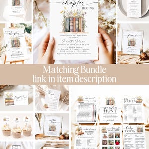 A New Chapter Baby Shower Invitation Template, Editable Her Next ...