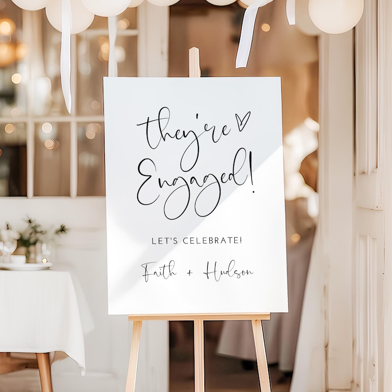 Engagement Party Signs - Etsy
