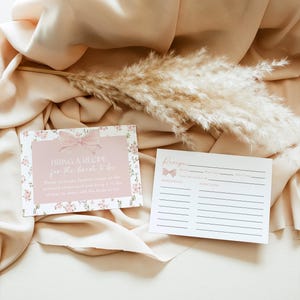 Coquette Shabby Chic Bridal Shower Invitation Set Customizable ...
