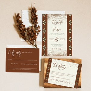 Western Wedding Invitation Template, Ranch Wedding Invitation ...