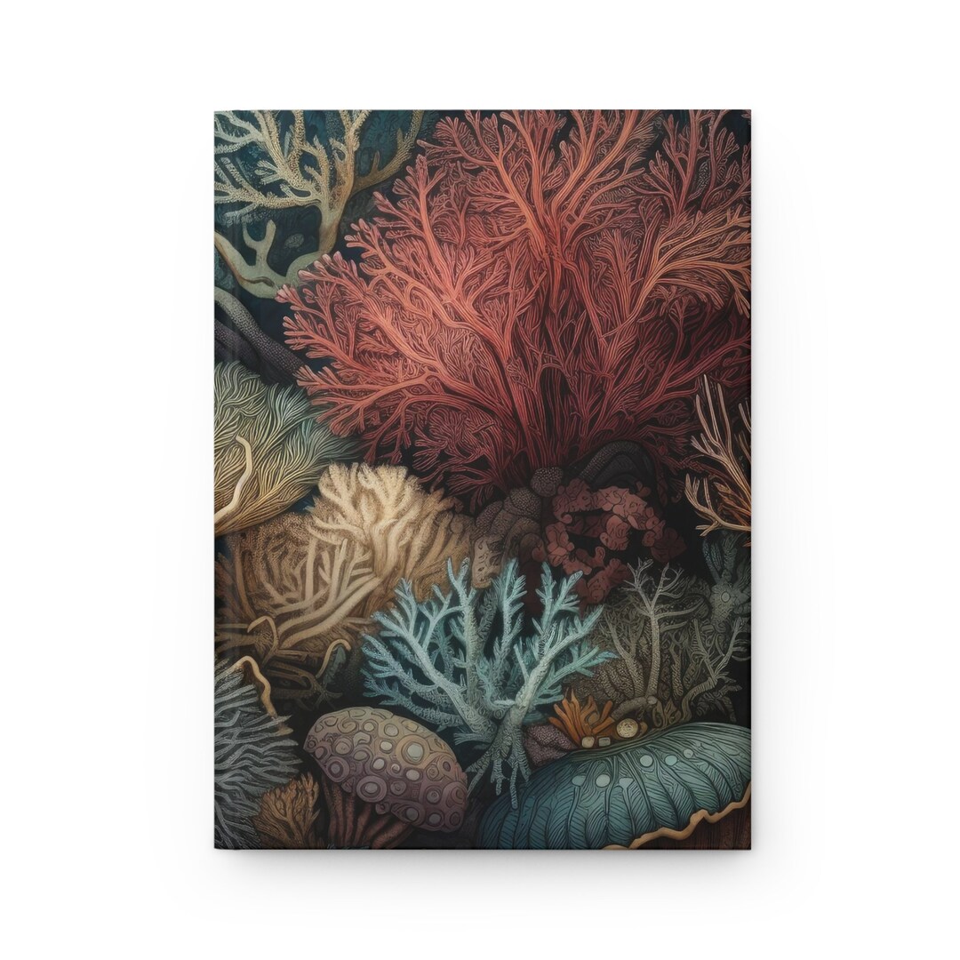 Coral Reef Hardcover Journal Coral Reef Lover Journal for - Etsy