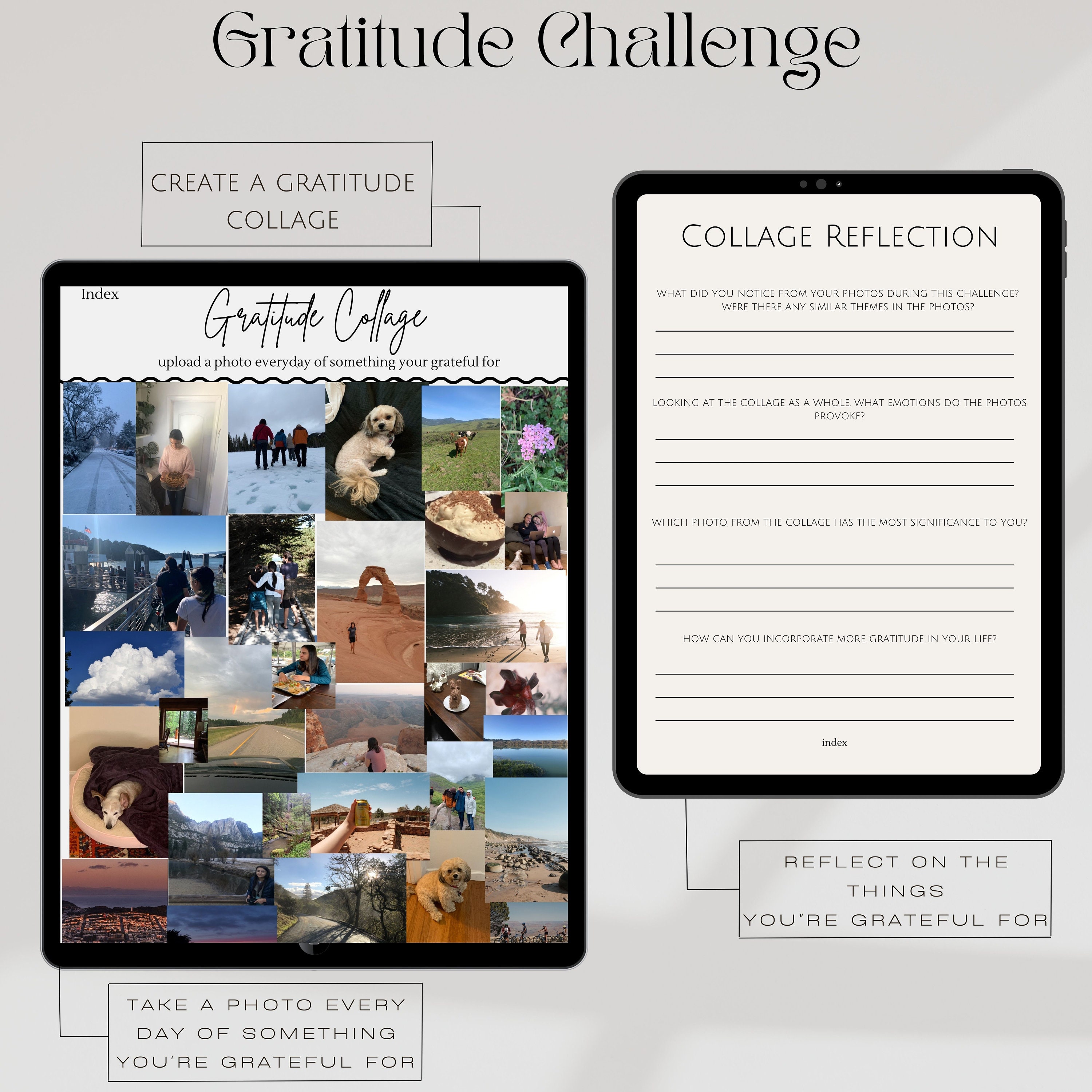 Daily Gratitude Journal | Digital Gratitude Journal for Ipad, Goodnotes ...