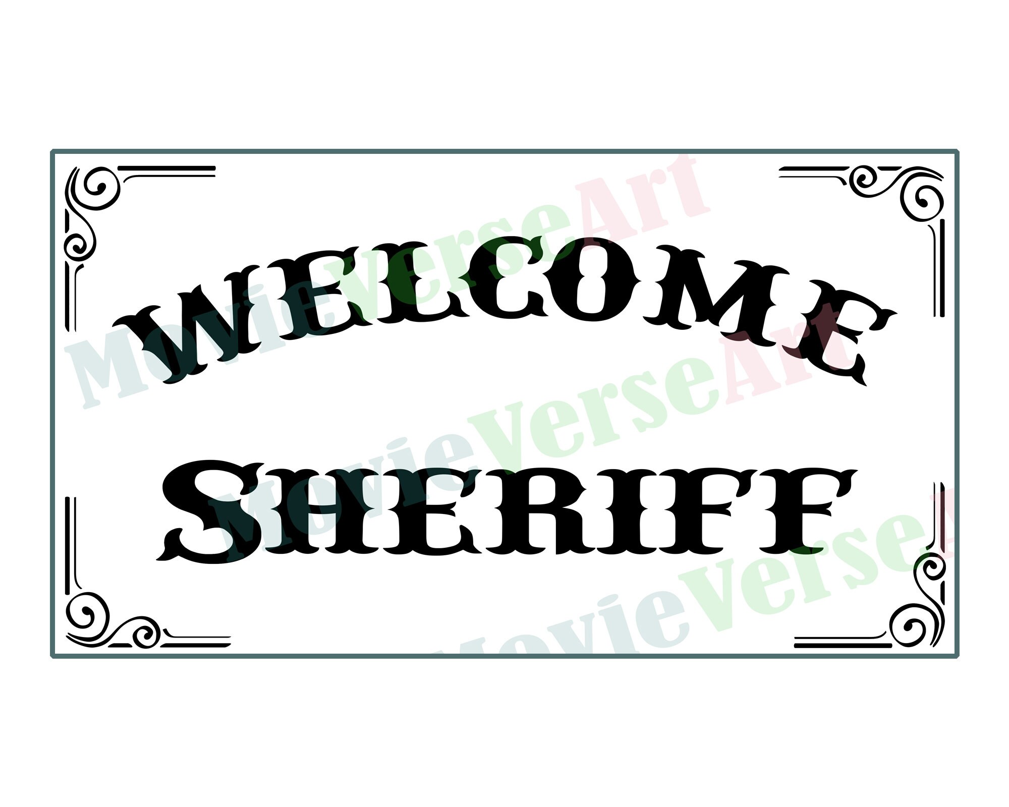 Blazing Saddles Welcome Sheriff Quote SVG PNG JPEG - Etsy