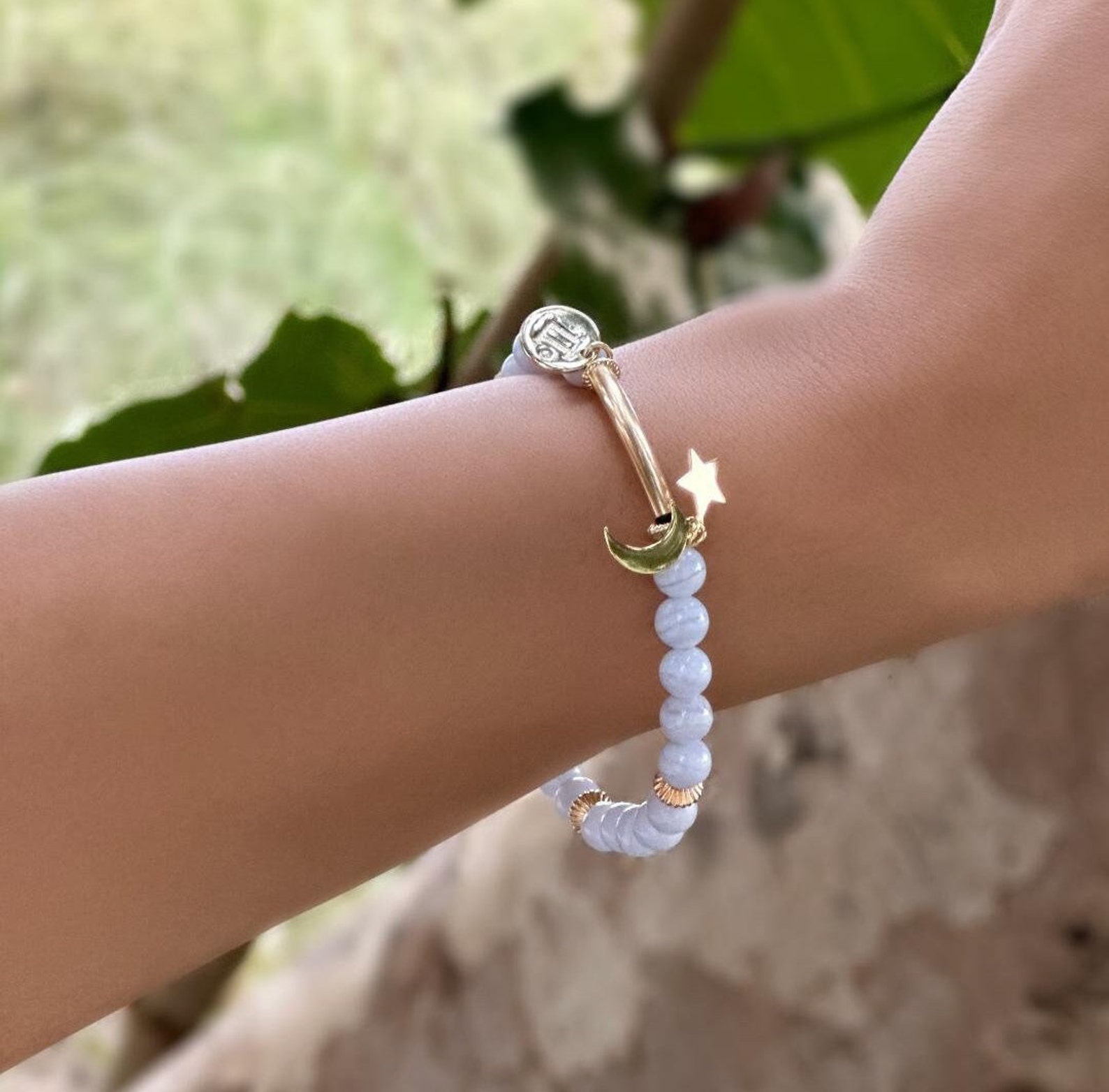 14k Gold Filled Zodiac Sign Bracelet, Celestial Bracelet, - Etsy