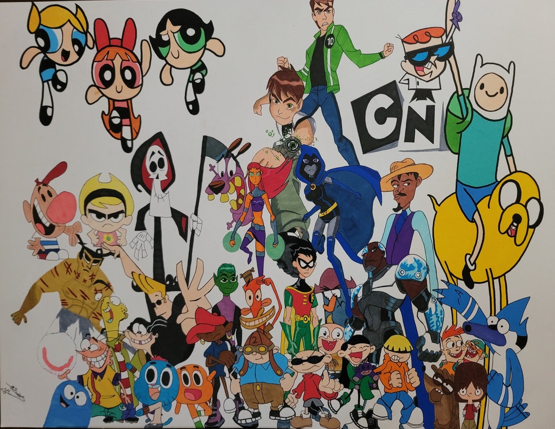 All Your Favorite Cartoon Network Characters From the 90 s 00 s 10 s Etsy