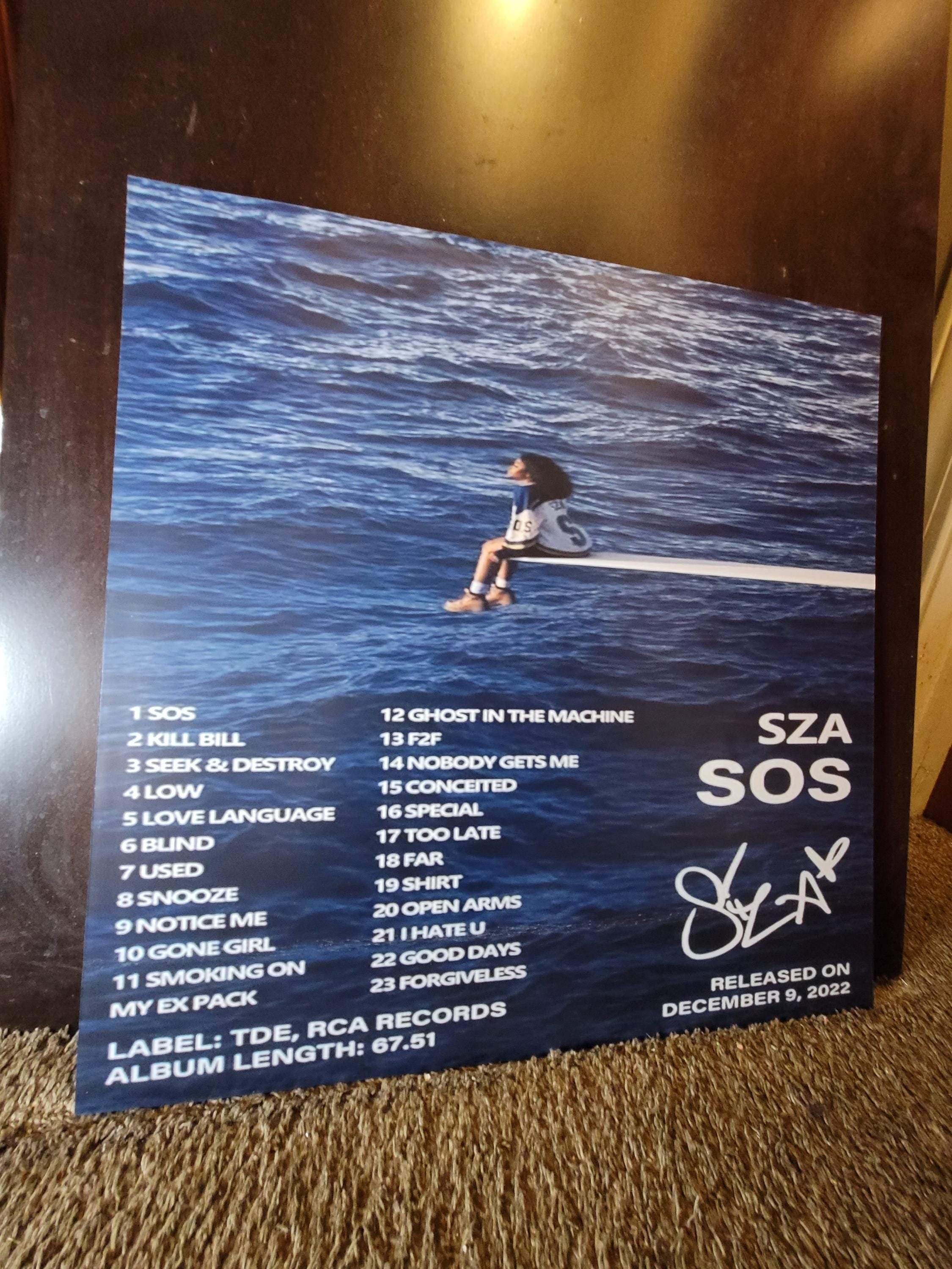 Sza Album Cover (S.O.S) - Etsy