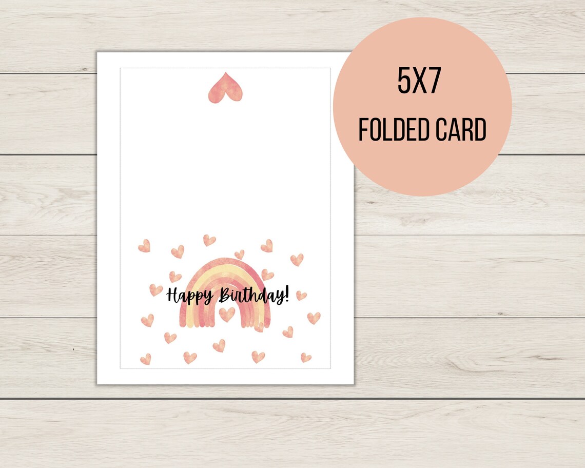 Happy Birthday Digital Printable | Birthday Digital Card | Birthday ...