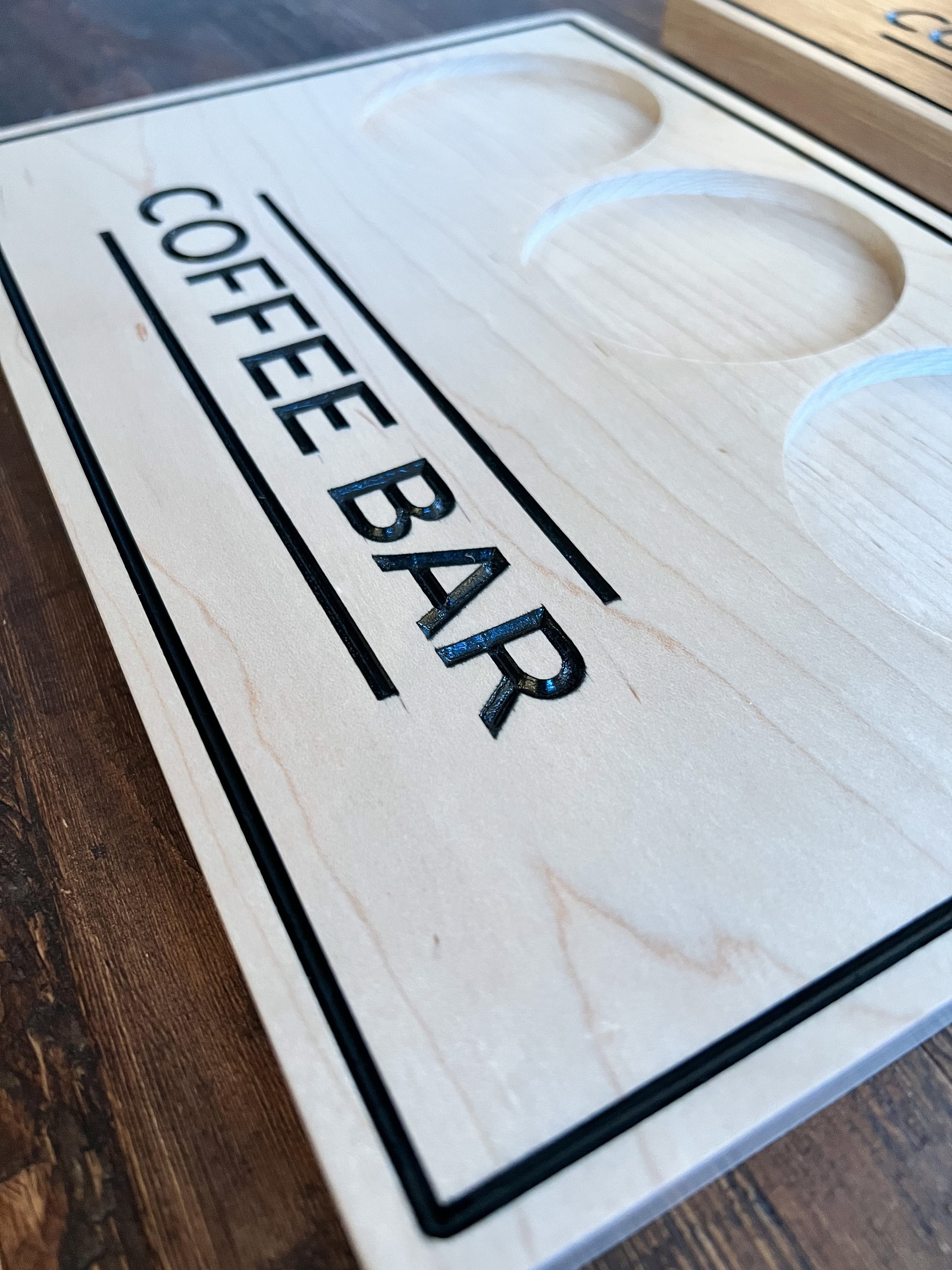 Coffee Bar Organizer | Coffee Syrup Display | Coffee Syrup Tray ...