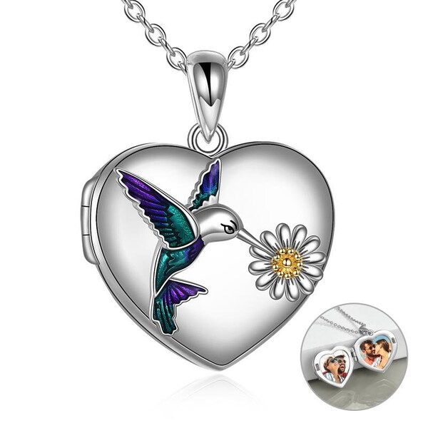 Hummingbird Locket - Etsy