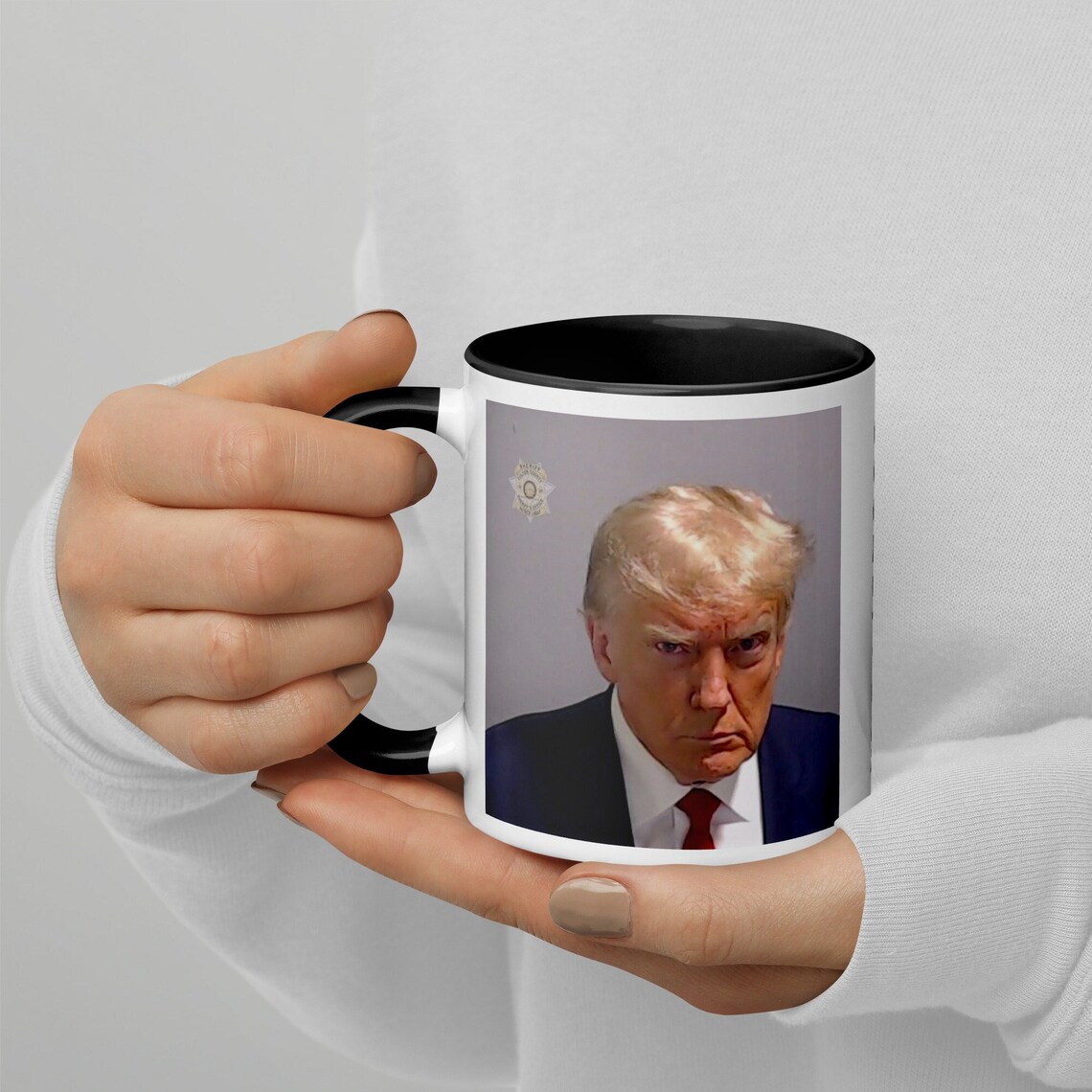 High Quality Trump Mugshot Mug With Color Inside 11oz - Etsy