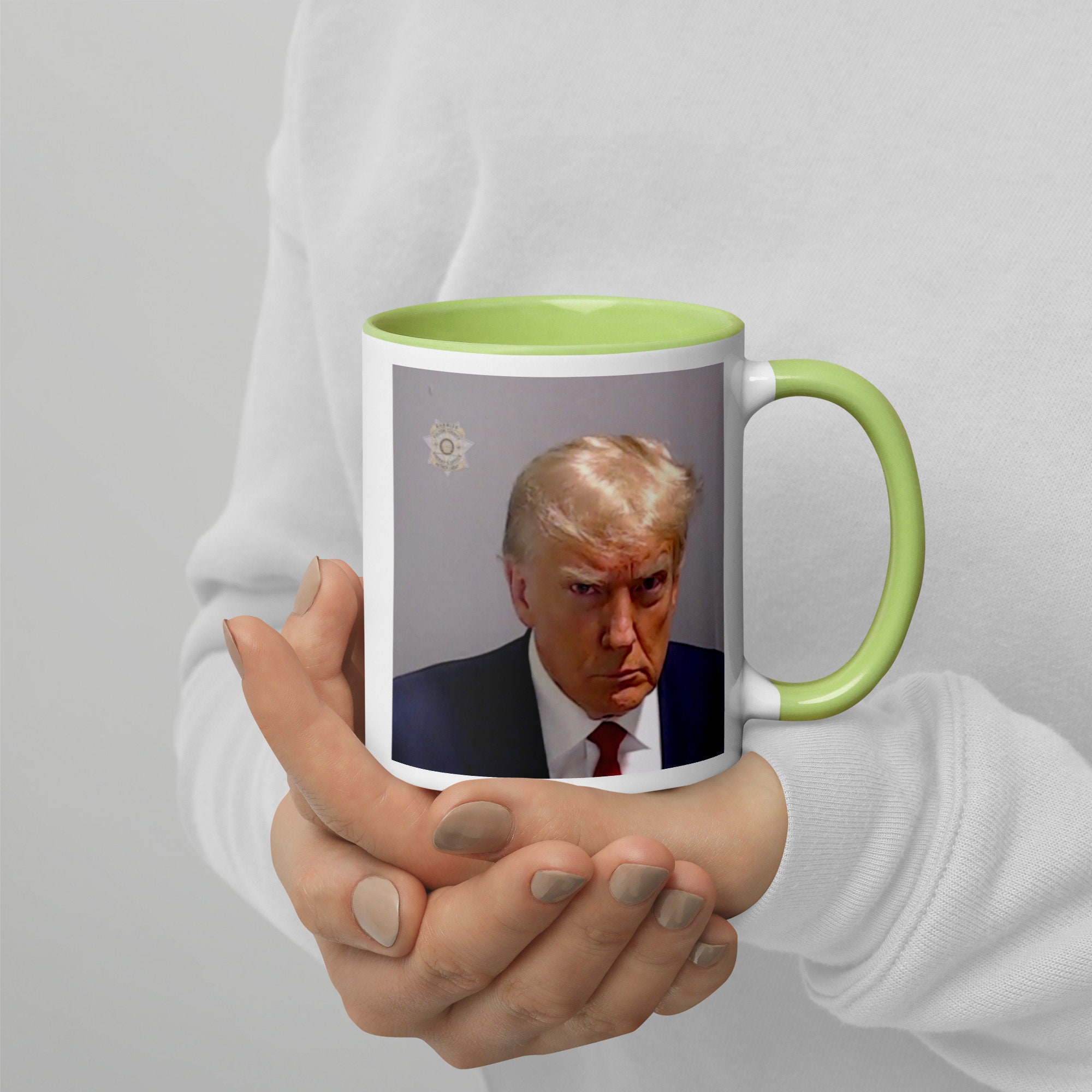 High Quality Trump Mugshot Mug With Color Inside 11oz - Etsy