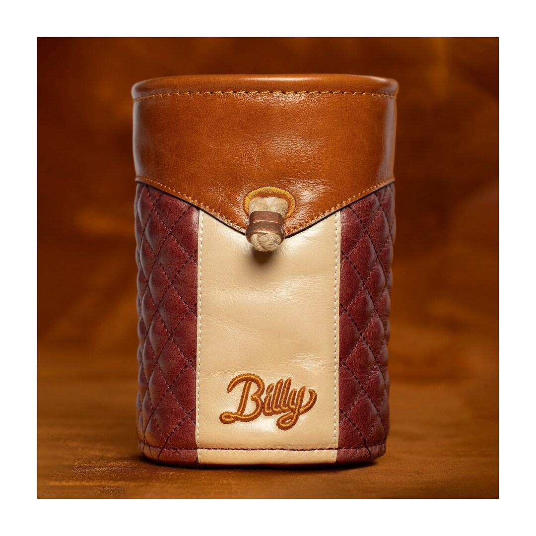 Rock Climbing Chalk Bag Made of Quilted Leather : the Billy - Etsy