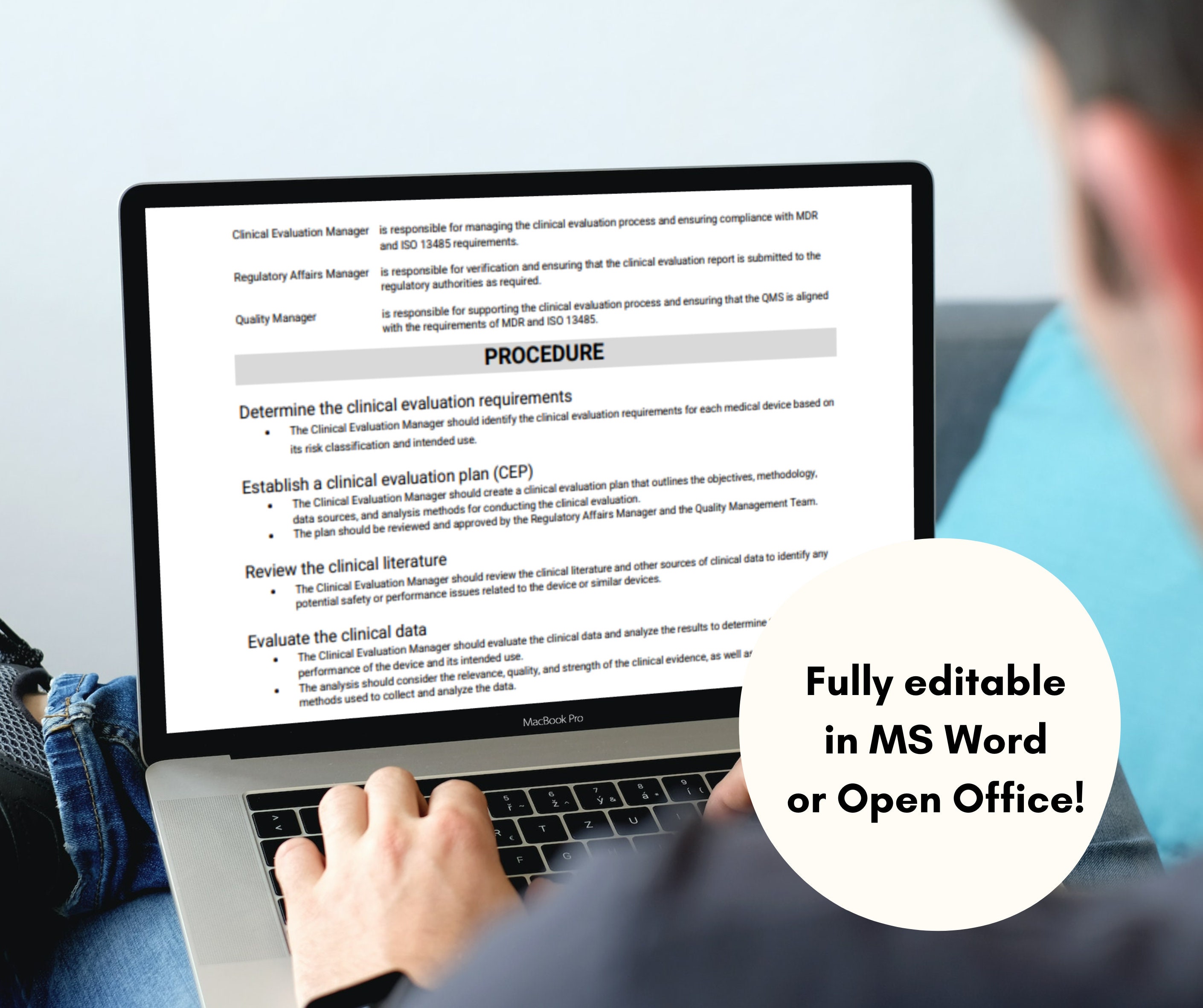 Standard Operating Procedure, SOP, Clinical Evaluation ISO 13485 ...