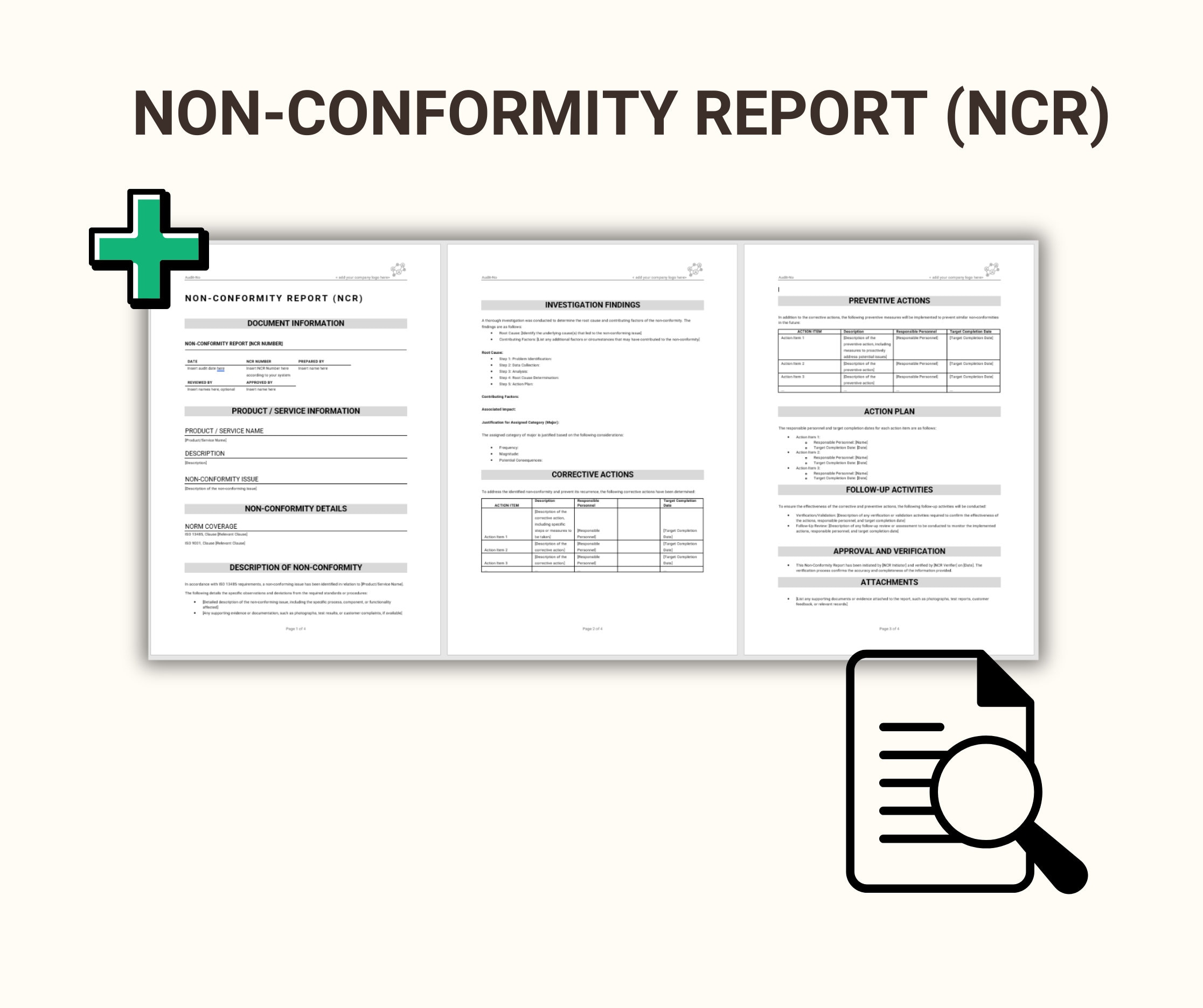 Standard Operating Procedure Control of Non-conforming Products I SOP I ...