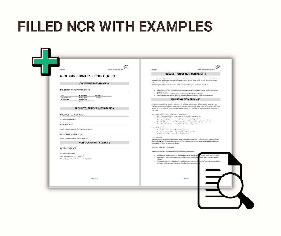 Standard Operating Procedure Control of Non-conforming Products I SOP I ...