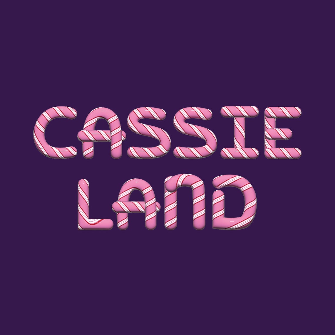 Candy Cane Letters A to Z (PNG Files) - Etsy