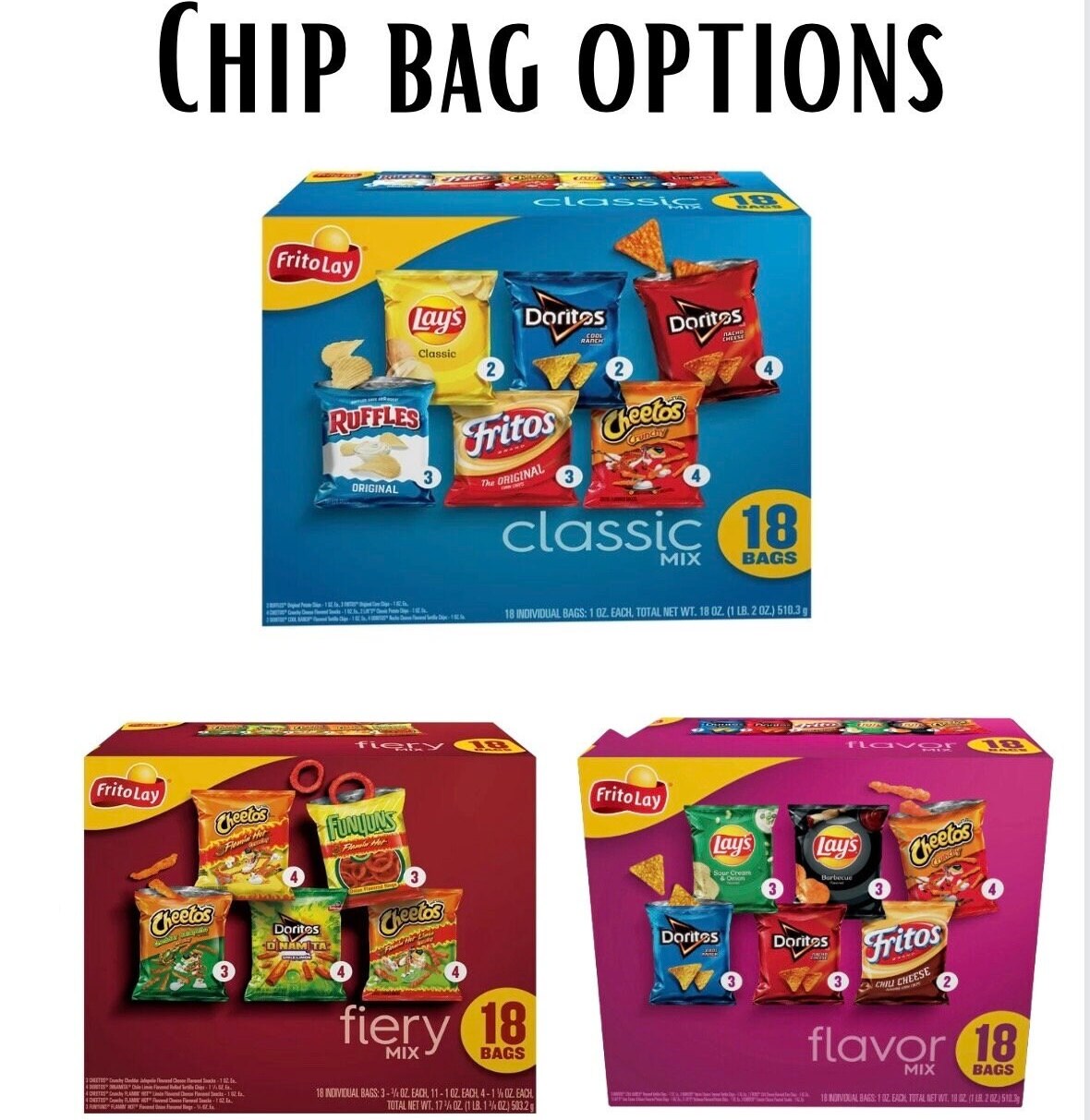 Custom Bluey Chip Bags, Blue, 18 Filled Chip Bags, Custom Chip Bags ...