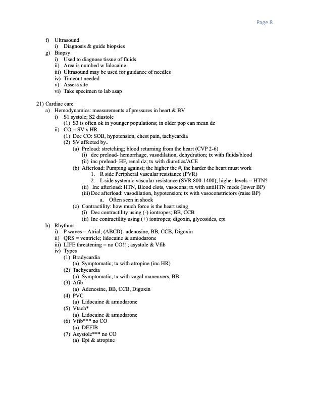 Pass NCLEX Easy 38 Pages LPN, RN Notes From Mark K Lectures & Uworld ...