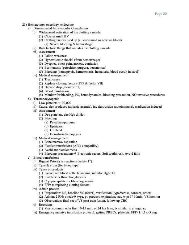 Pass NCLEX Easy 38 Pages LPN, RN Notes From Mark K Lectures & Uworld ...