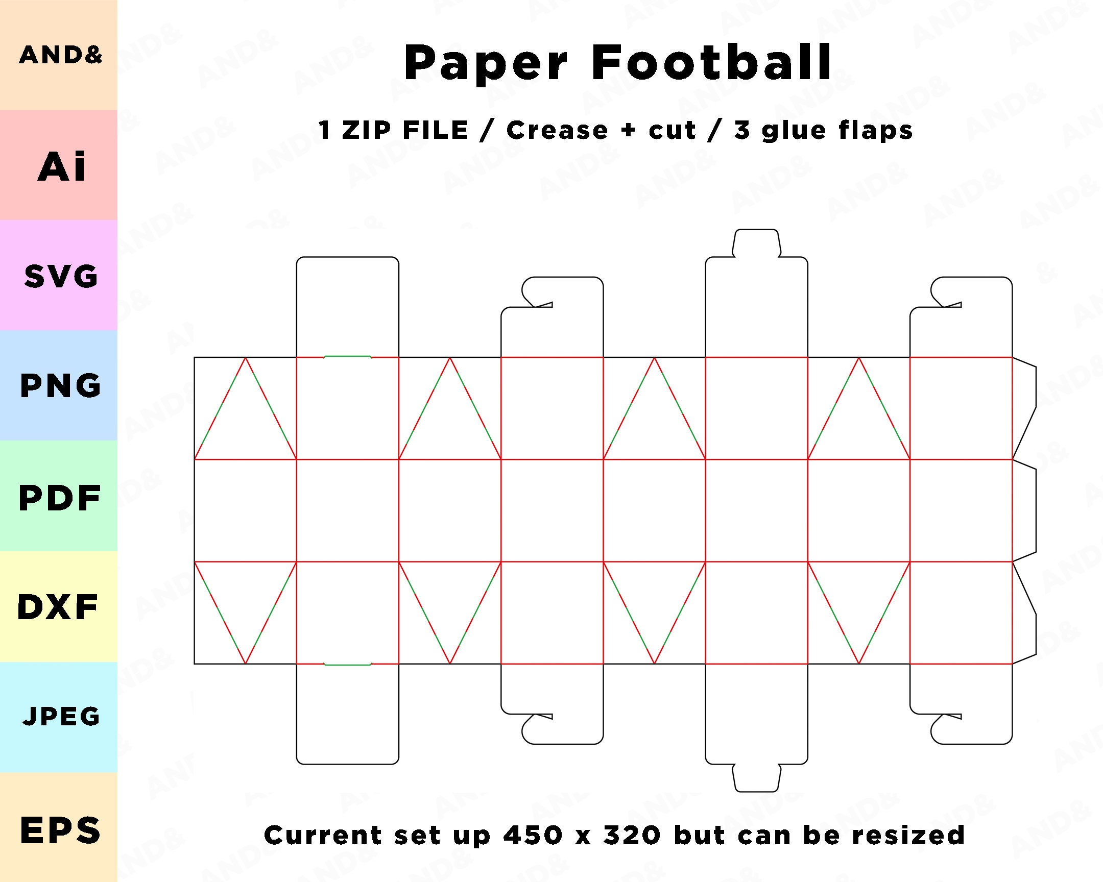 Football Svg Football Paper Line Art SVG Files Cut Files DXF Files ...