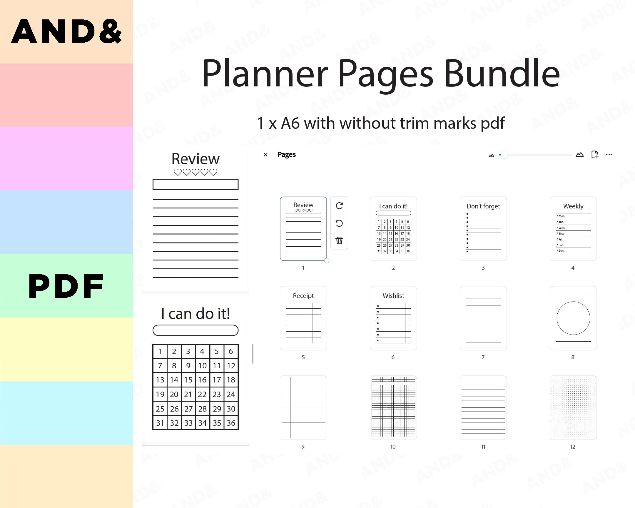 Ultimate Life Planner Bundle 2024, A4 A5 (printable PDF) - Etsy