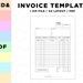 Invoice Template Invoice Pdf Printable Invoice File Vector File Invoice ...