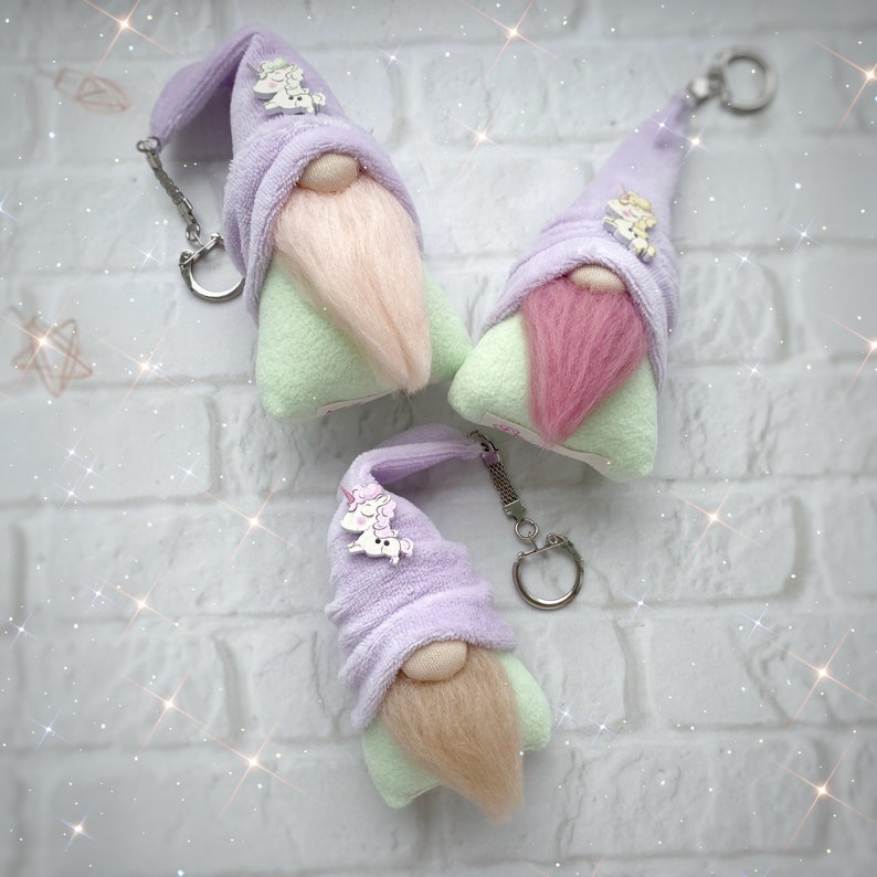 Gnome Pattern Mini Gnome Keychain Pattern PDF DIY Gnome - Etsy