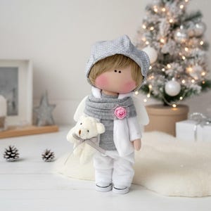 Angel Rag Doll Sewing Pattern DIY Guardian Boy Tutorial Mothers Day ...