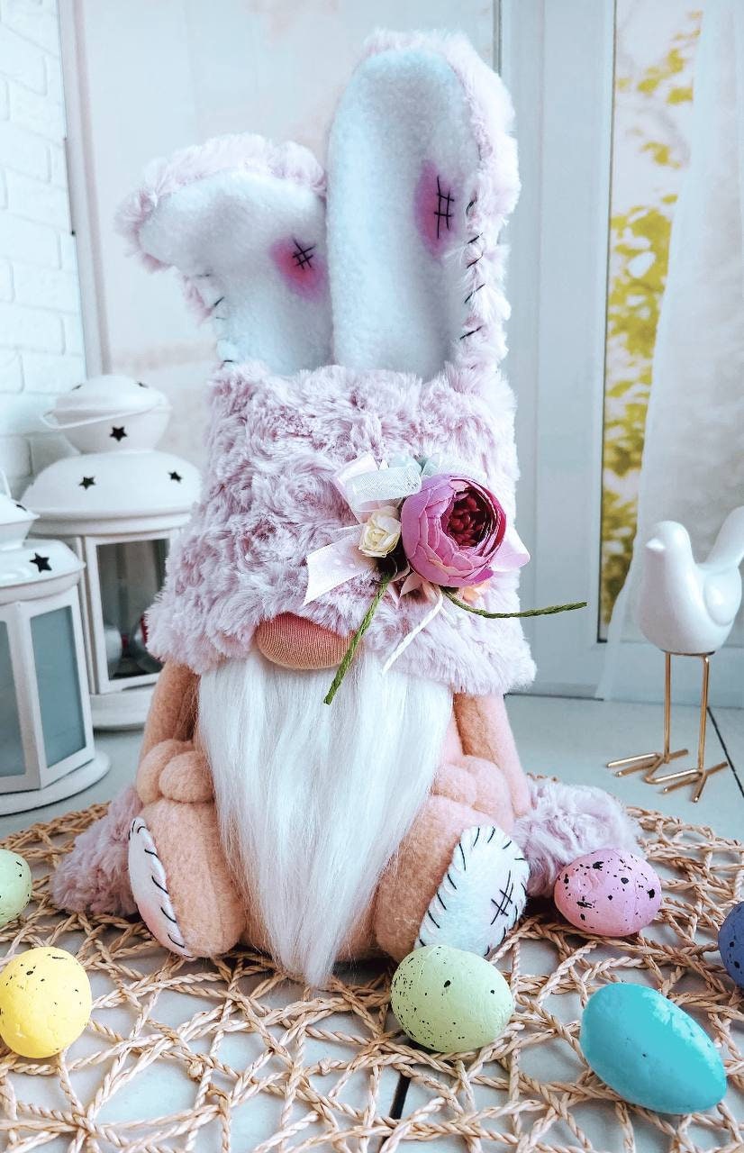 Bunny Gnome patroon, Easter Gnome naaipatroon, DIY kabouter tutorial ...