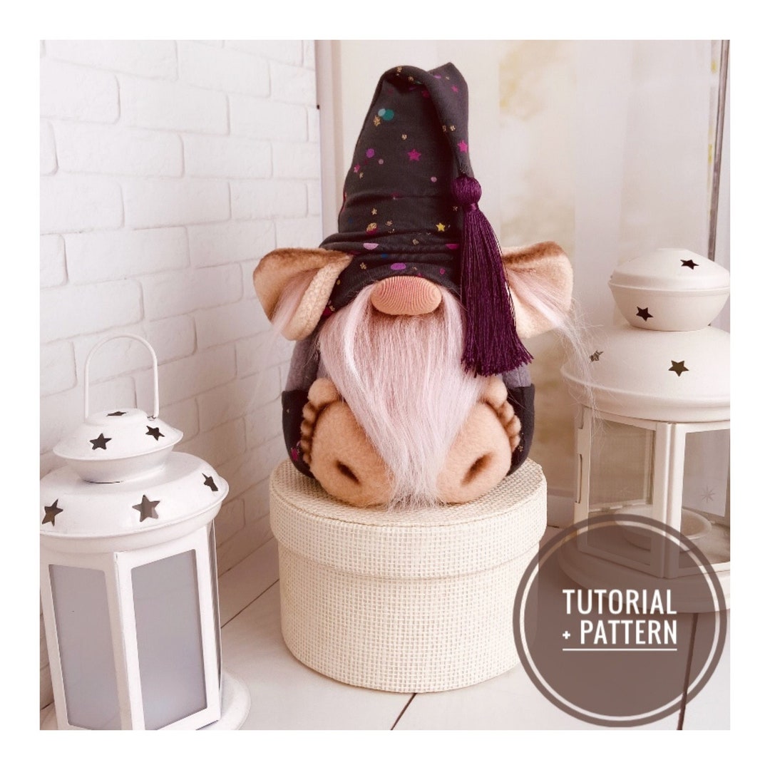 Patron de nain, Patron de nain elfe, Tutoriel de nain DIY, PDF nain ...