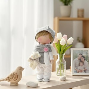 Angel Rag Doll Sewing Pattern DIY Guardian Boy Tutorial Mothers Day ...