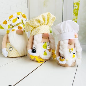 Gnome Pattern, Kitchen Gnomes Family, Chef Gnomes Pattern, DIY Gnome ...
