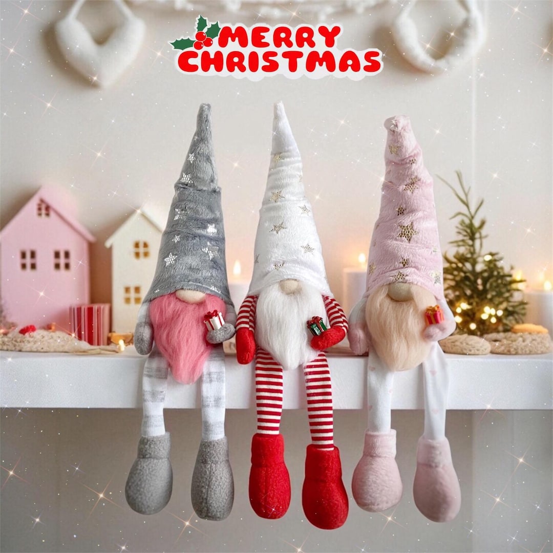 Christmas Gnome Sewing Pattern PDF, DIY Toy Tutorial, Scandinavian ...