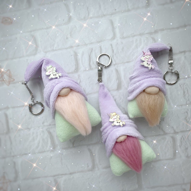 Gnome Pattern Mini Gnome Keychain Pattern PDF DIY Gnome - Etsy