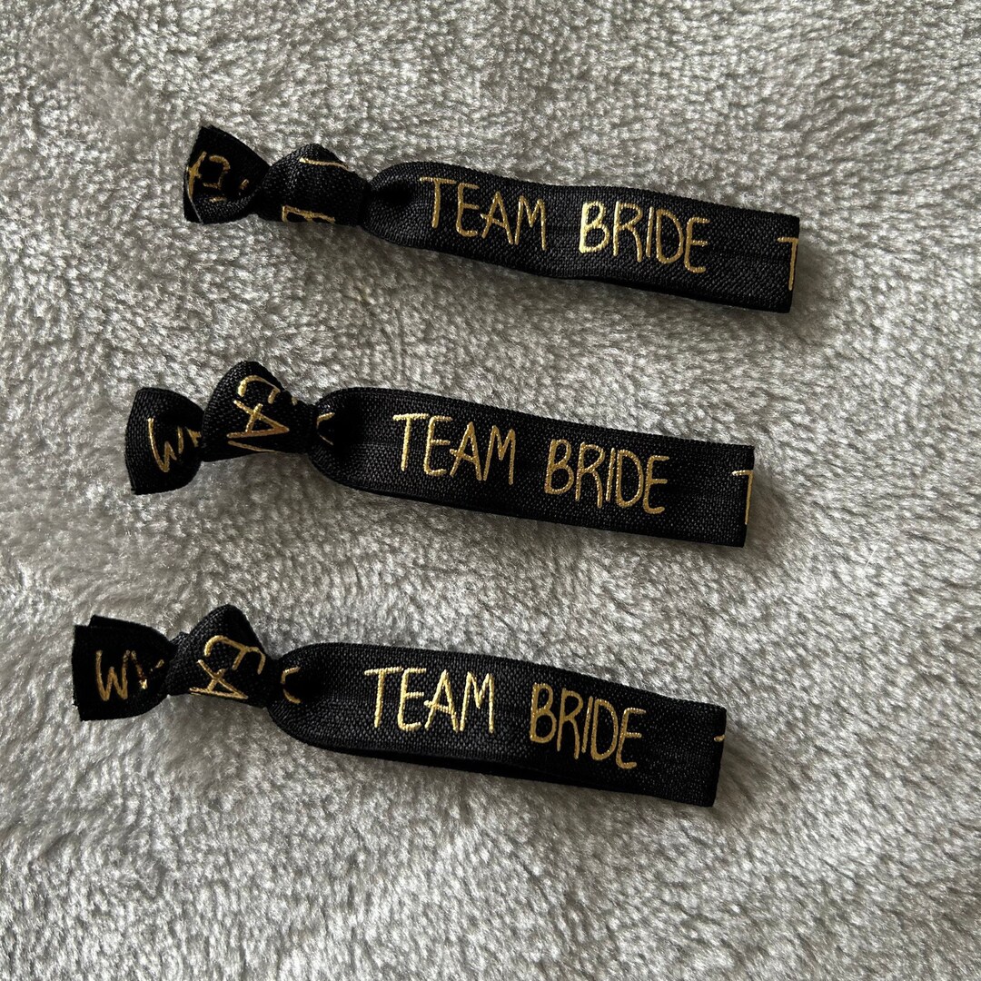Team Bride and Bride Wristbands | Team Bride | Bride Gift | Wedding ...