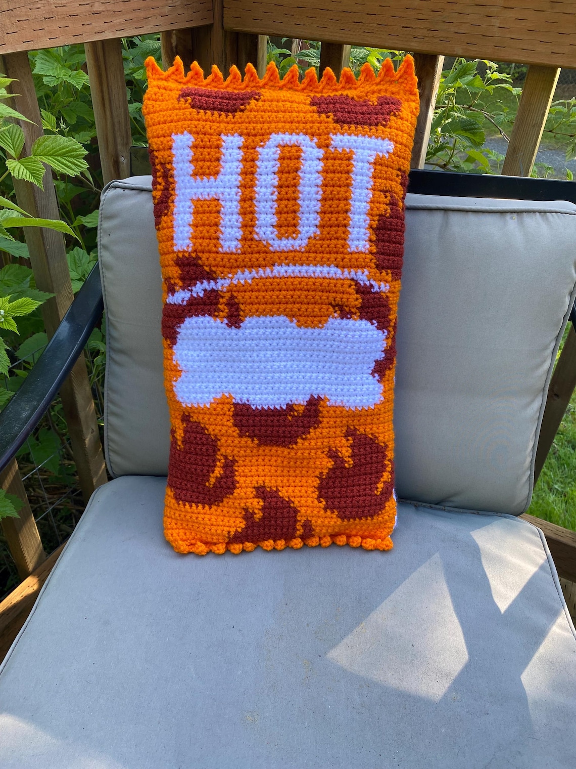 Crochet Hot Sauce Packet Pillow PDF Pattern - Etsy