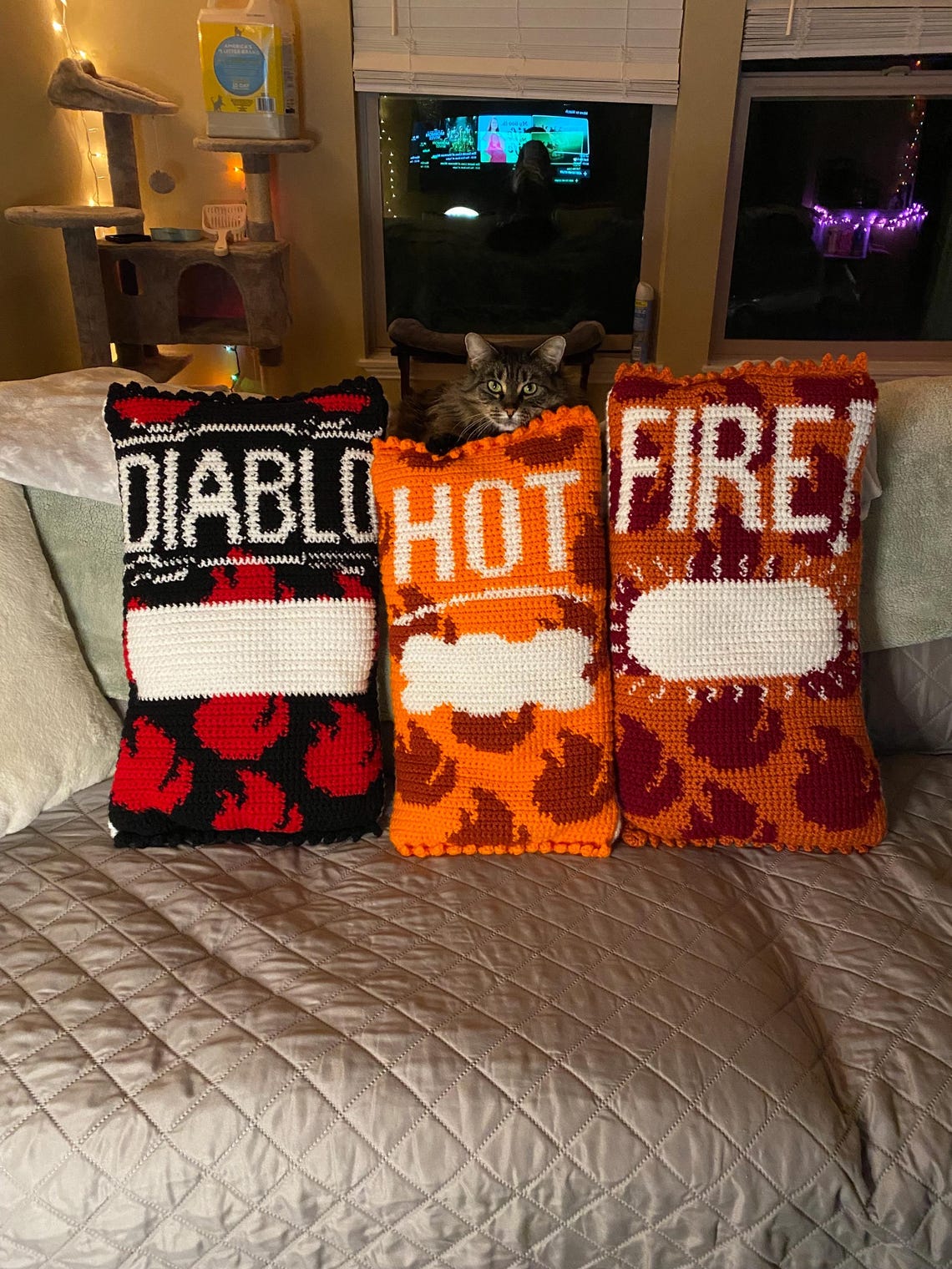 BUNDLE Crochet Hot Sauce Pillows PDF Patterns - Etsy