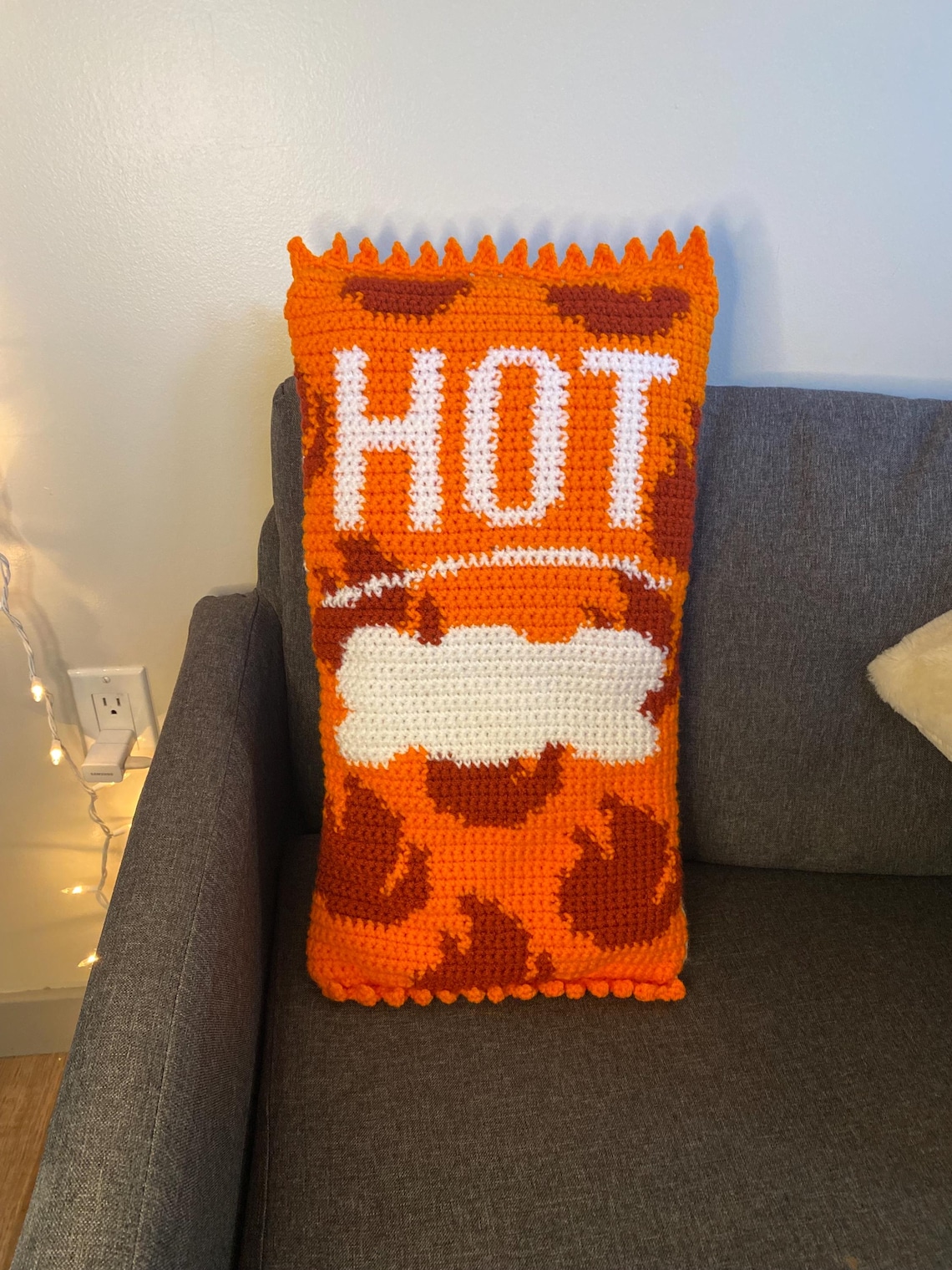Crochet Hot Sauce Packet Pillow PDF Pattern - Etsy