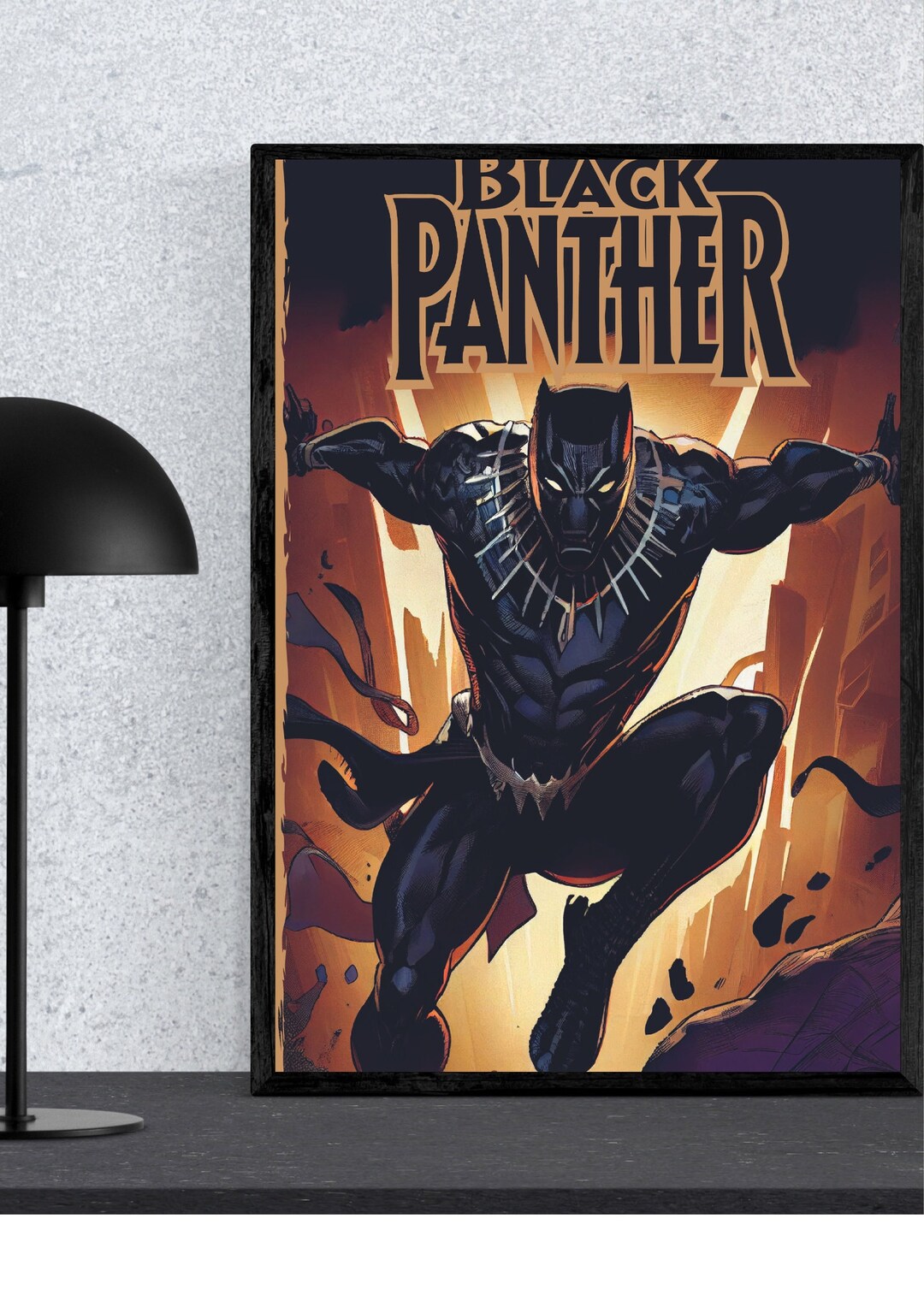 Black Panther Super Heroe Marvel Personal Poster Wallart - Etsy