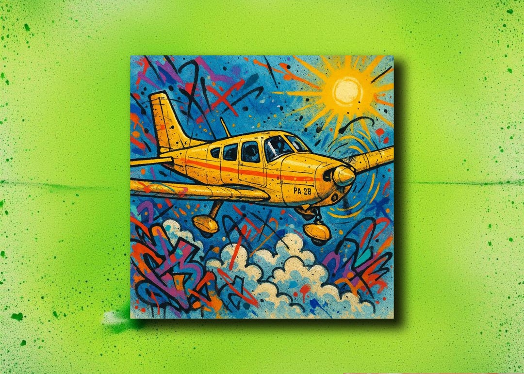 Piper PA 28 Plane Fridge Magnet: Handcrafted Kitchen Decor (55mm) - Etsy