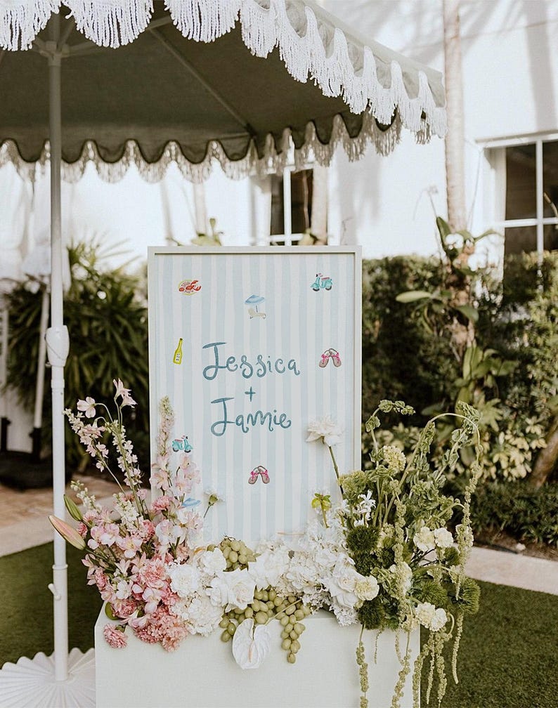 Hand Painted Custom Wedding Stationery Suite: Watercolour, Illustrated ...