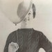 Cable Slipover Vintage Knitting Pattern - Etsy