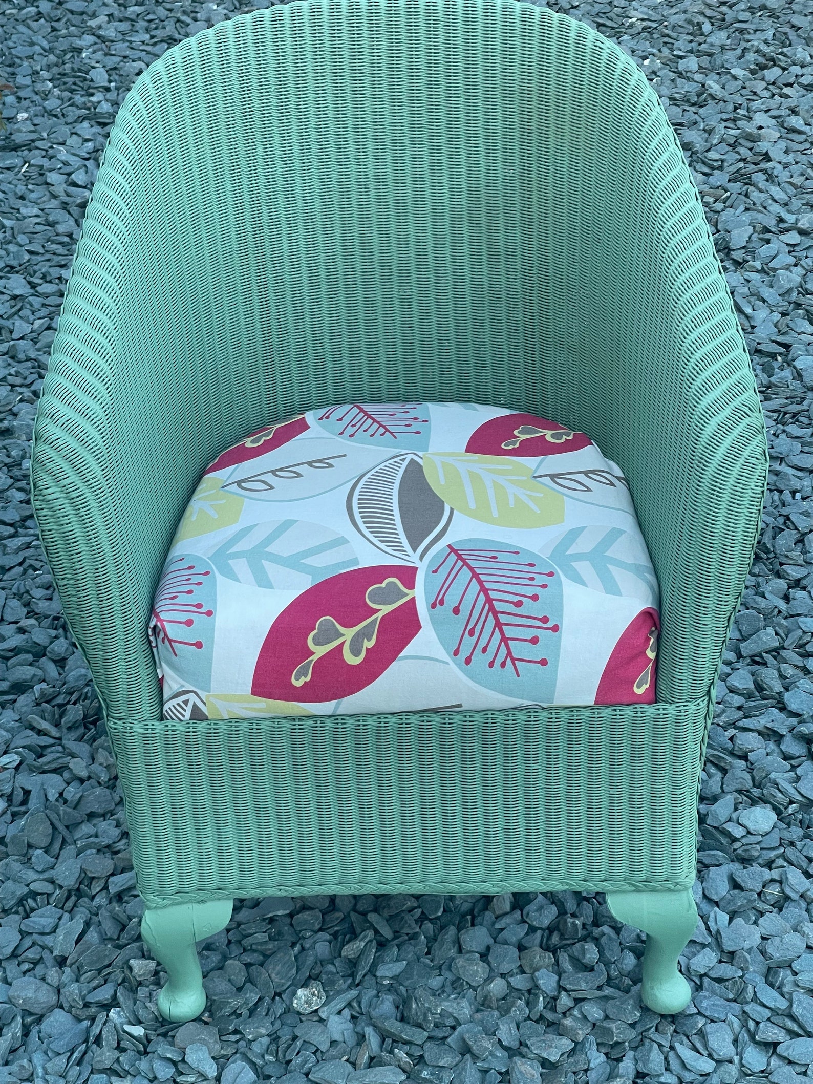 Original Vintage Lloyd Loom Chair With Sprung Seat. REDUCED - Etsy UK