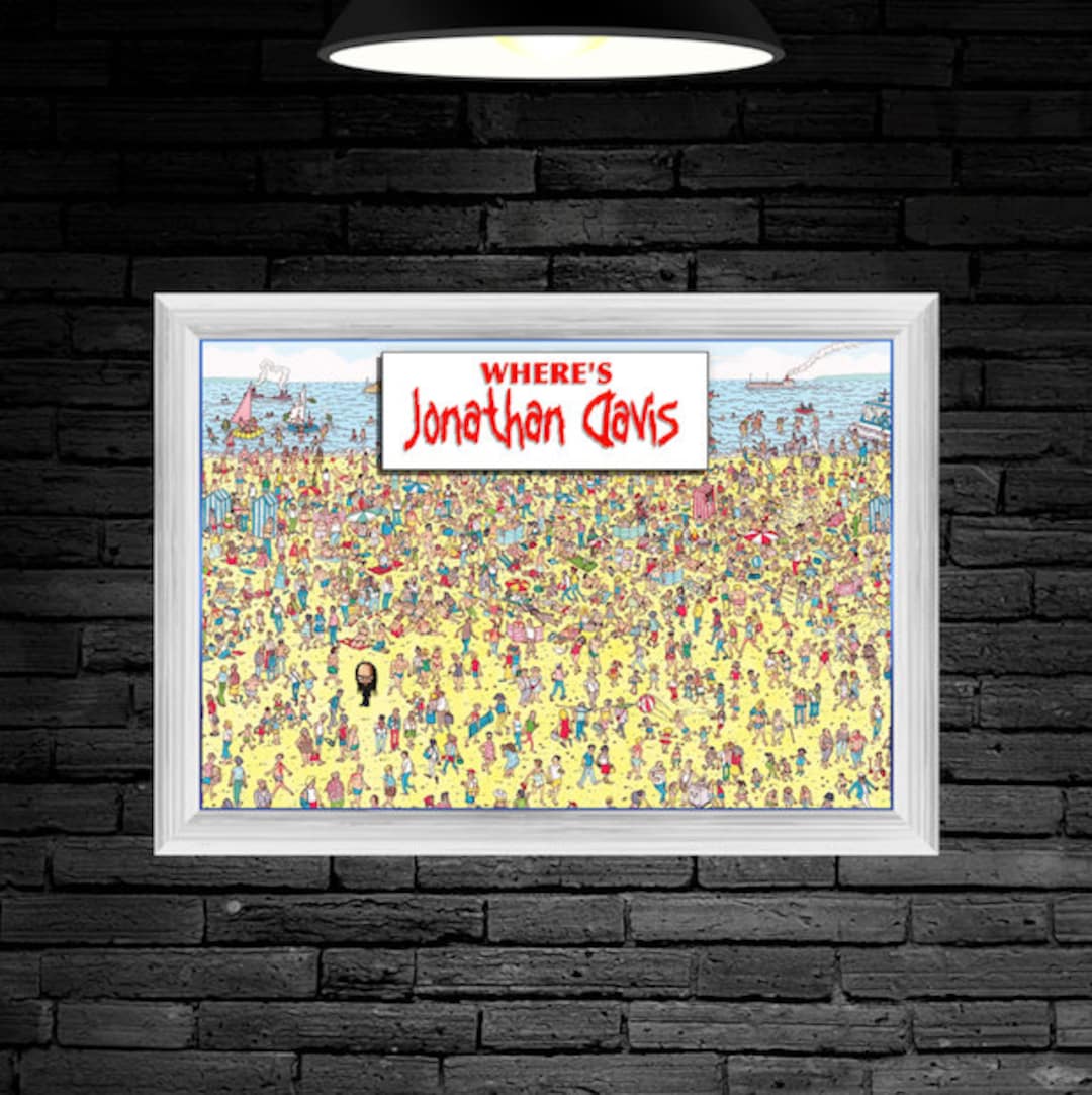 Where's Jonathan Davis fan Art Korn - Etsy