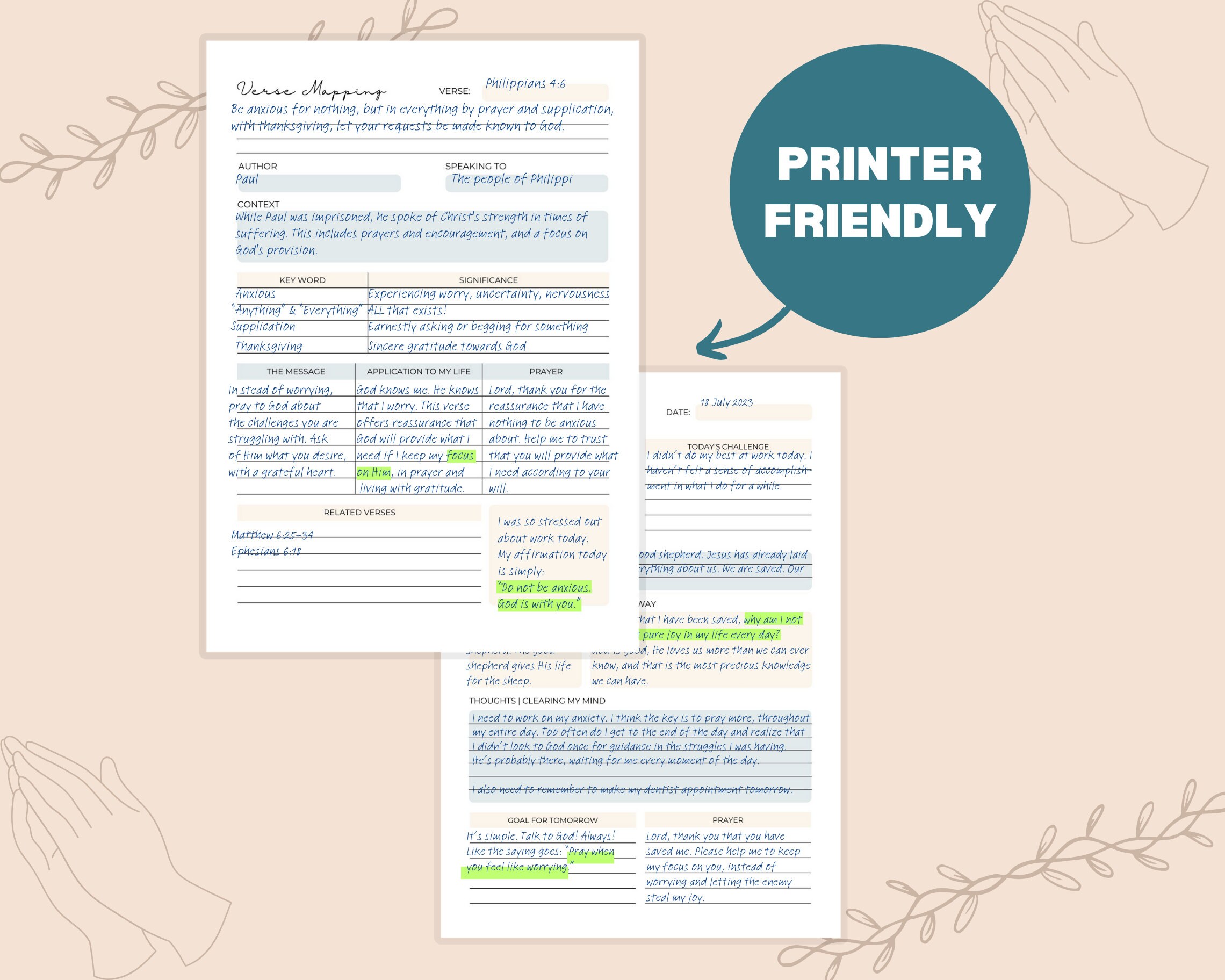 Bible Verse Mapping, Digital Bible Study Printable, Bible Study Tools ...