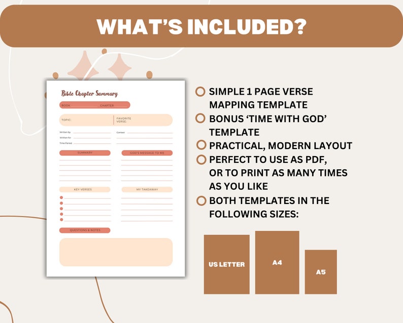 Bible Verse Mapping, Digital Bible Study Printable, Bible Study Tools ...