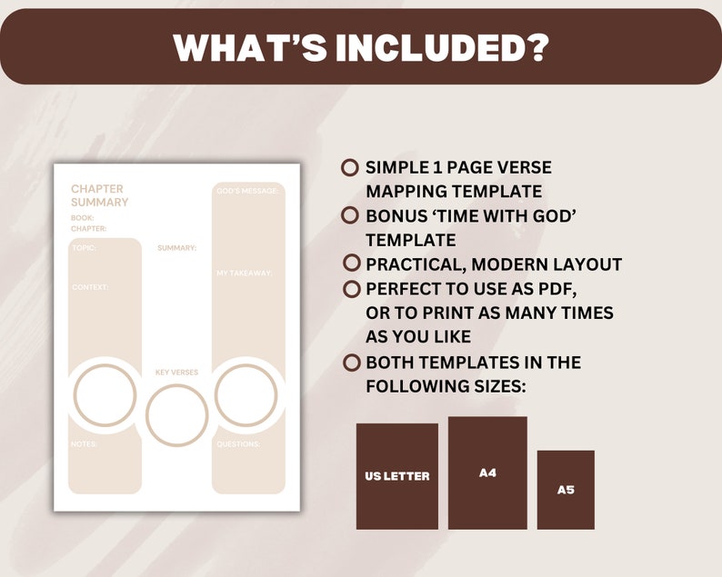 Bible Verse Mapping, Digital Bible Study Printable, Bible Study Tools ...