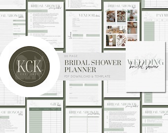 Bridal Shower Timeline Checklist - Etsy