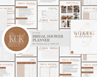 Bridal Shower Timeline Checklist - Etsy
